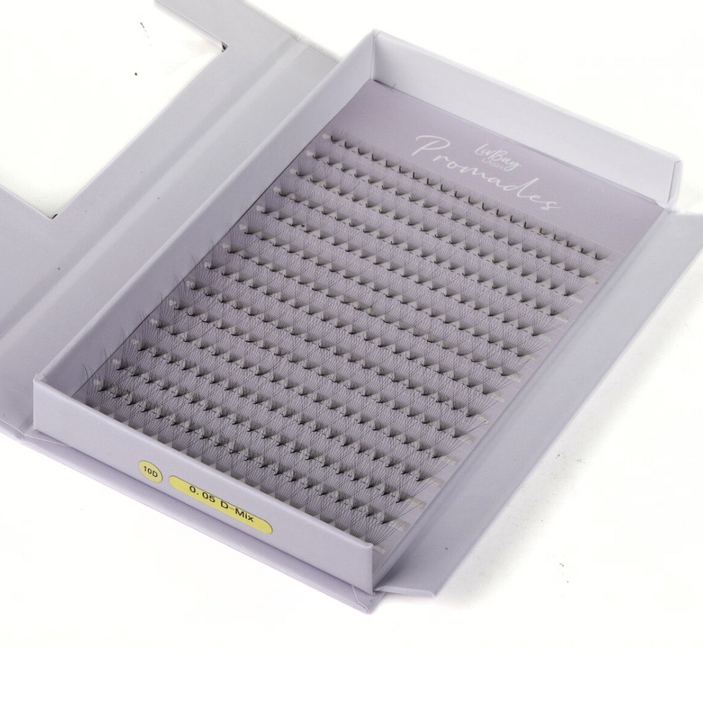 NEW Promade 10D Fans 0.05mm - Pre-Pinched Lashes (300 Count) – LivBay ...