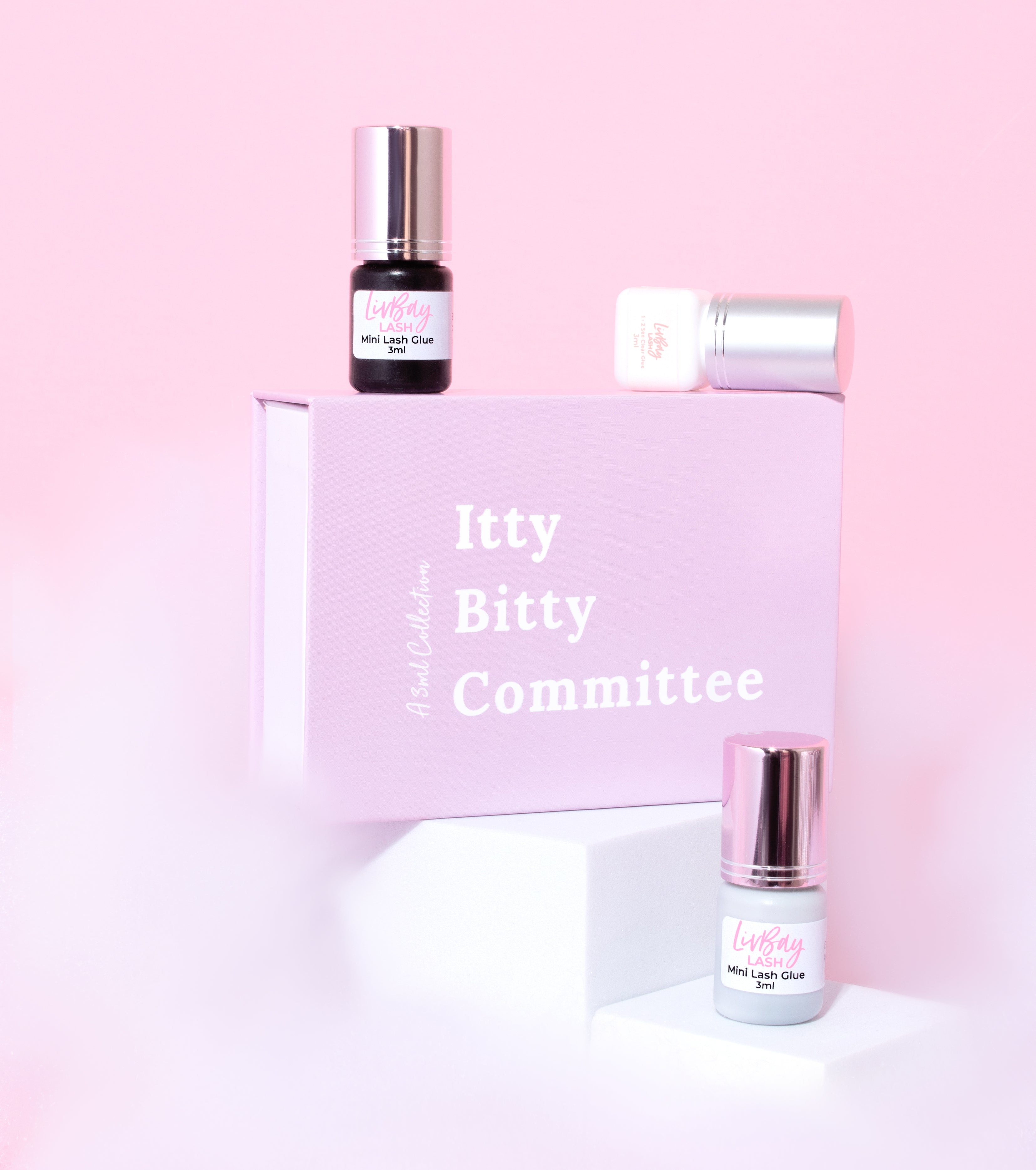 Itty Bitty Committee - 3 mL Lash Glues – Sassy Lash Supplies