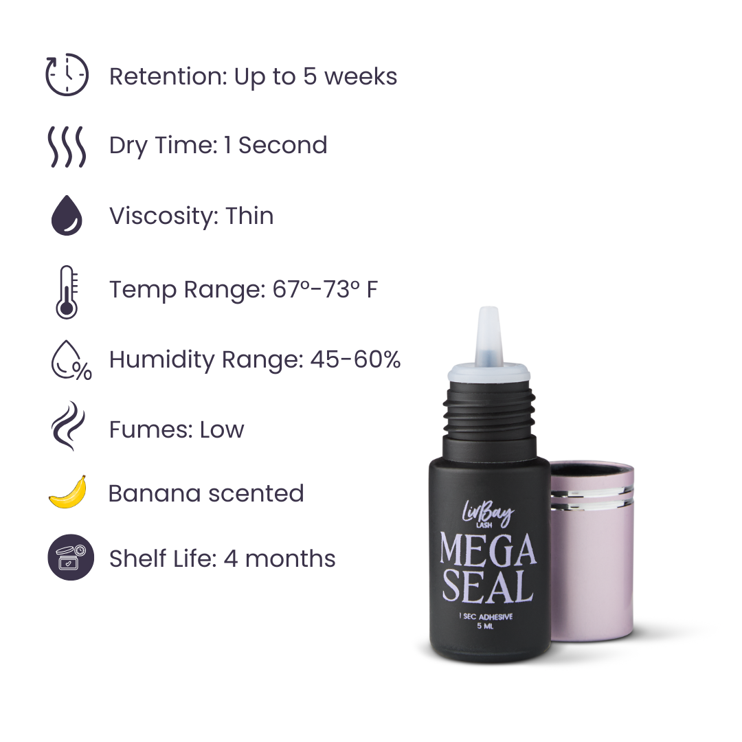 Mega Seal Lash Adhesive – LivBay Supplies