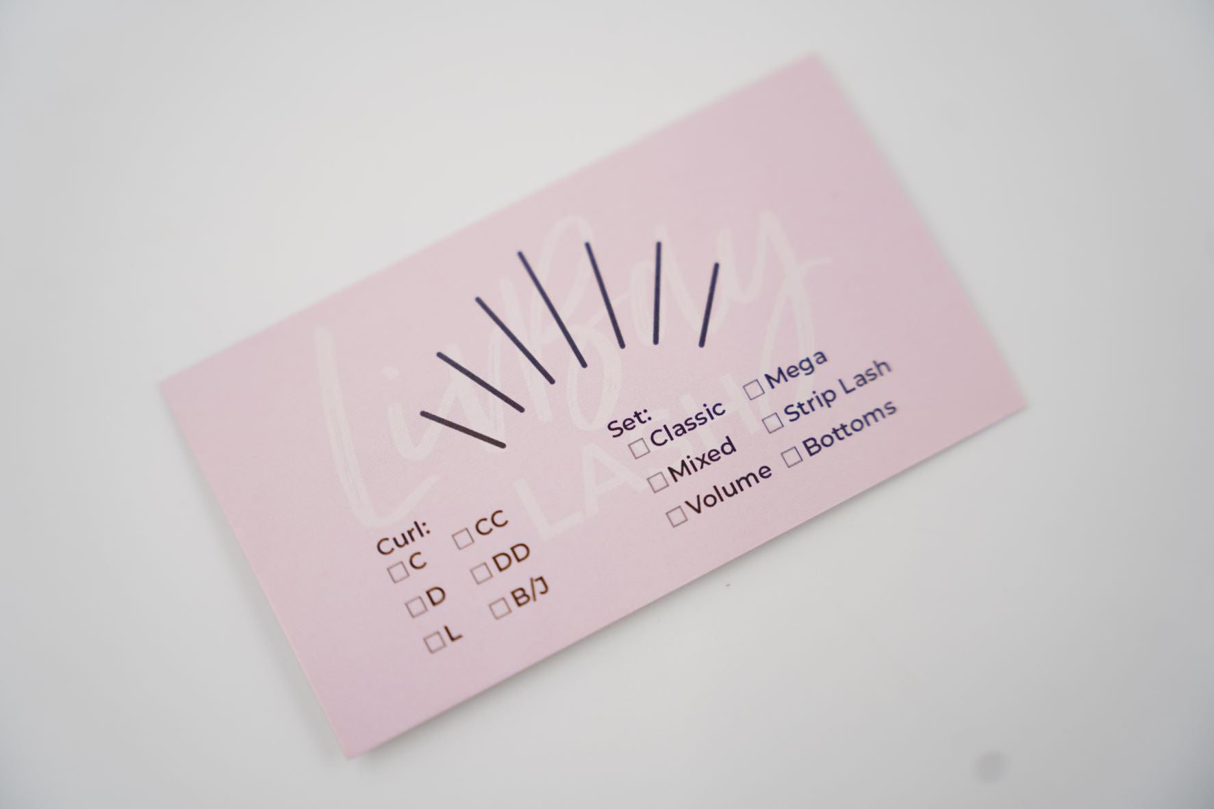 Lash Mapping Card – Sassy Lash Supplies